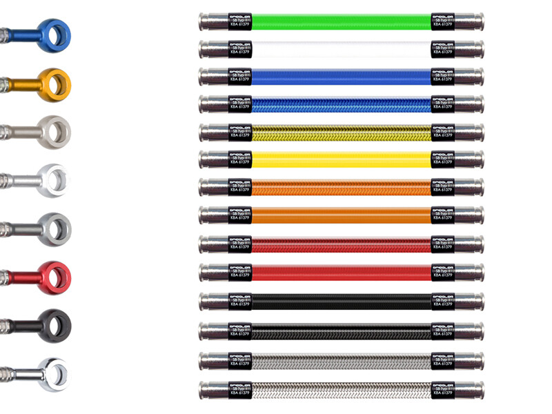 Steel braided line for Yamaha XJ 750 Maxim (1MY) - Brake Front - 1982 ...