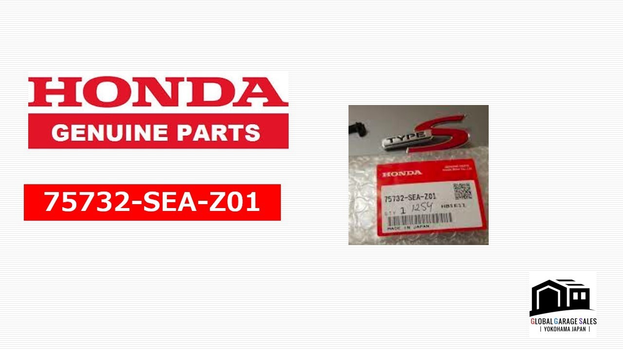 Honda 75732-SEA-Z01 Genuine OEM Accord TYPE-S ACCORD WAGON Front EMBLEM ...