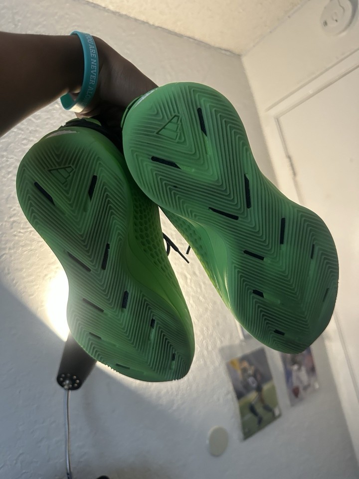 Anthony Edward’s 1 Basketball Shoes Black/Lime Green | eBay