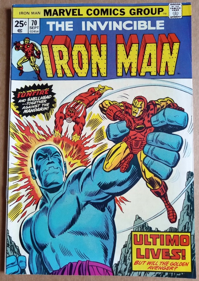Iron Man 68-71 (1974) Mike Friedrich, George Tuska & Mike Esposito ...