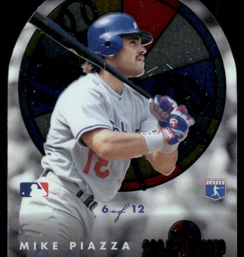 1996 Donruss Studio Mike Piazza Stained Glass #6 | eBay