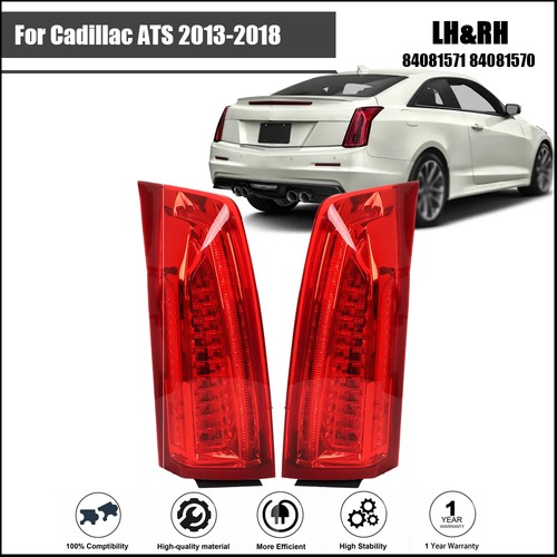 Left+ Right Side For 2013-2018 Cadillac ATS Series LED Brake Lamps Tail ...