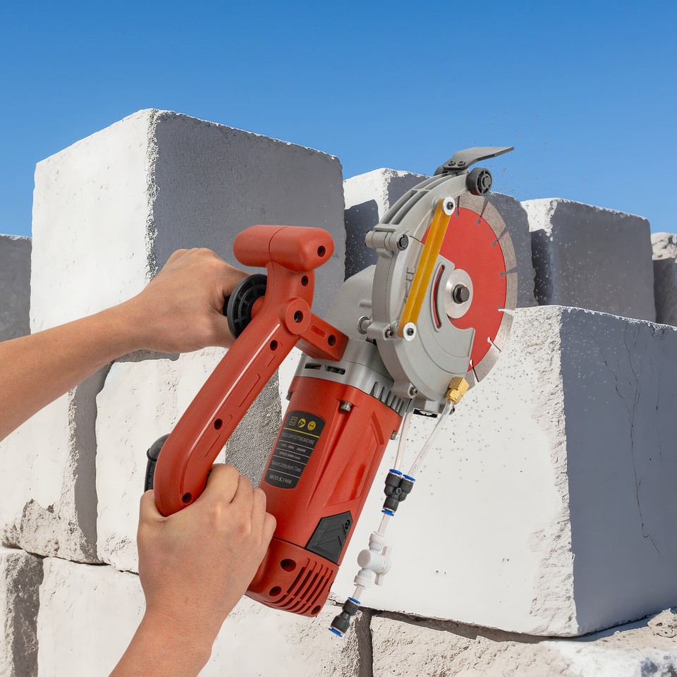 Electric Concrete Saw Slotting Machine Single-chip Concrete Cutting ...