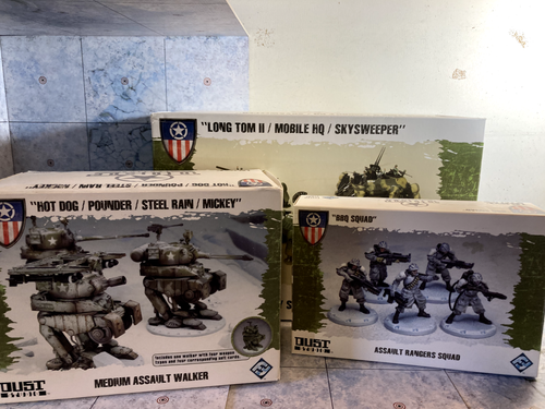 DUST TACTICS 1947 ALLIED WALKERS & TROOPS NIB W\CARDS | eBay