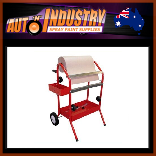 NEW! MOBILE SPRAYPAINTERS MASKING TROLLEY FOR UP TO 2 MASKING PAPER ...