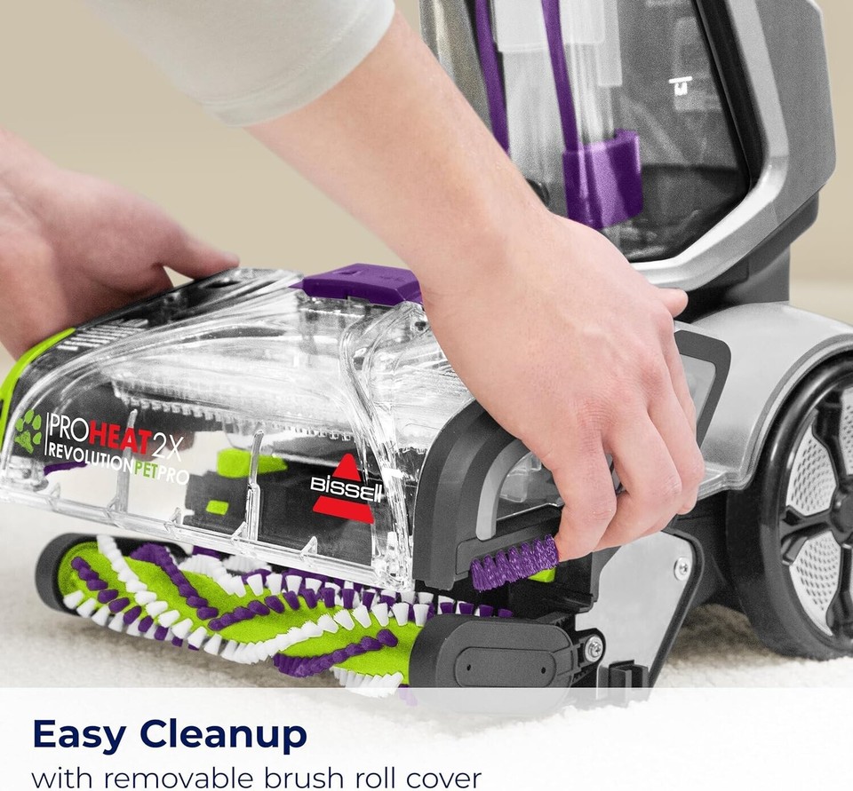 BISSELL ProHeat 2X Revolution Pet Pro Plus Upright Deep Cleaner 3588F ...