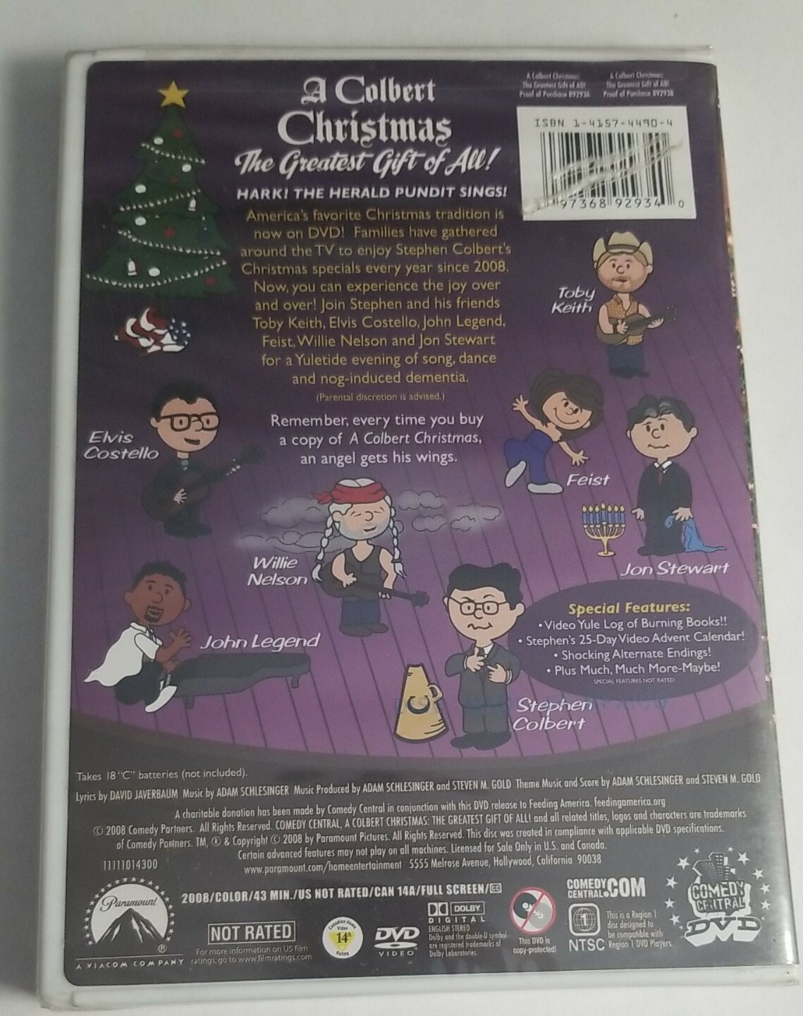 A Colbert Christmas - The Greatest Gift of All (DVD, 2008) for sale ...