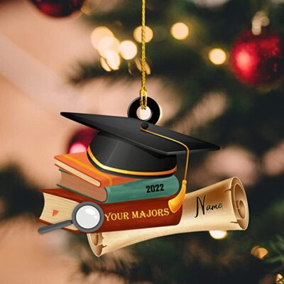 Personalized Graduation Christmas Ornament Customization Wood Plastic ...