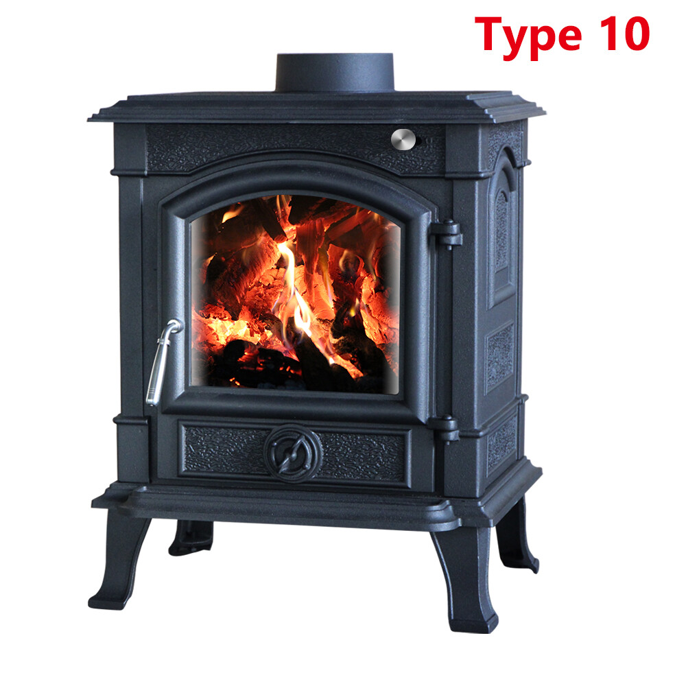 4.2KW 4.5KW 5KW 8KW Multifuel Stove Log Wood Burning Fireplace Defra ...