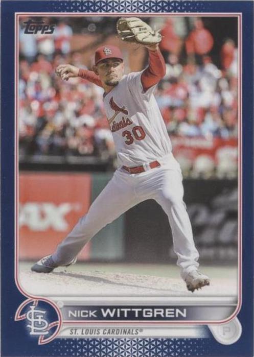 2022 Topps Update Series - Nick Wittgren #US202 Royal Blue for sale ...