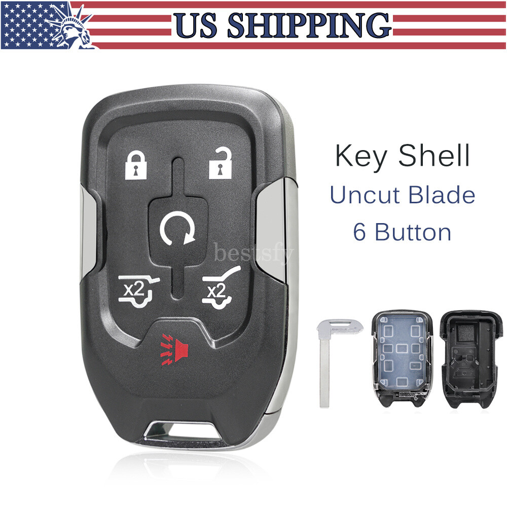For 2014 2015 2016 2017 Chevrolet Tahoe Remote Key Fob Shell Case Cover ...