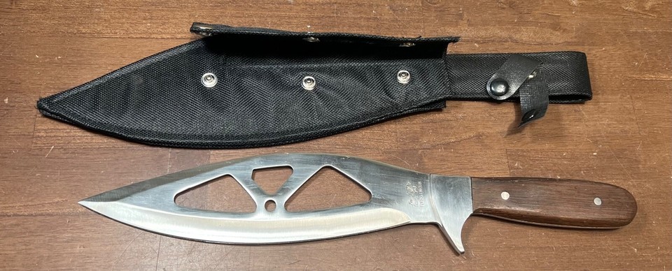 NIB Frost Cutlery "Flying Falcon" Fixed Blade Side Knife with sheath 15 ...