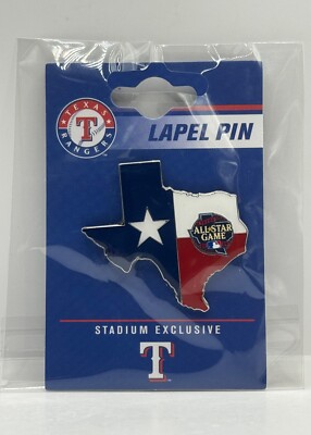 TEXAS RANGERS All Star Game Lone Star Lapel Pin Globe Life Stadium ...