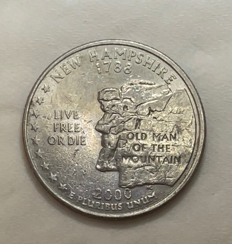 2000 d new hampshire quarter! | eBay