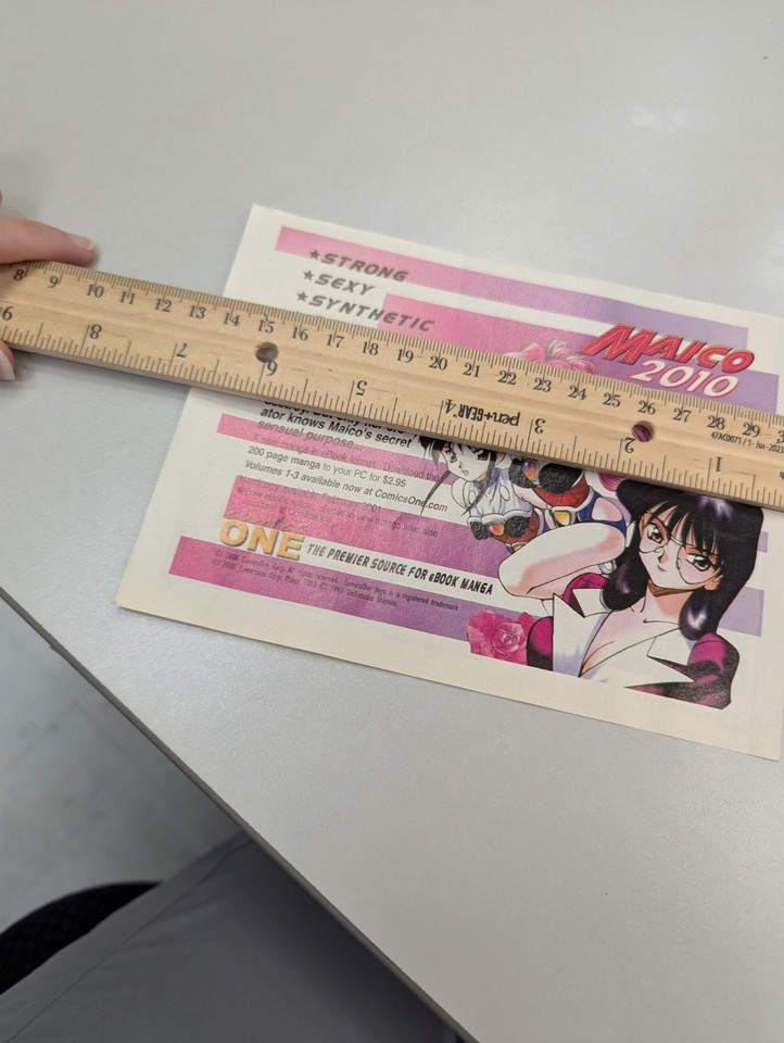 2001 Maico 2010 Manga Vintage Print Ad/Poster eigoMANGA Anime Promo ...