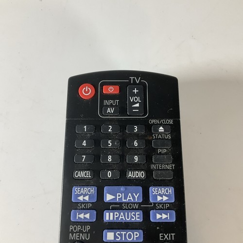 Genuine Panasonic Blu-ray Disc Player IR6 Remote Control N2QAYB000961 ...
