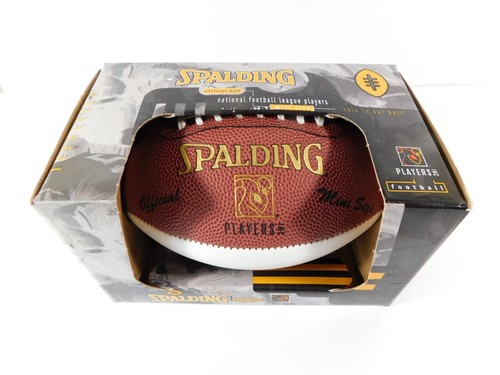 Officially Licensed Spalding Mini Football with Autograph Panel | eBay