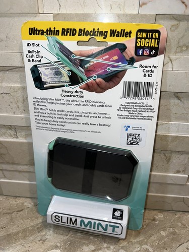 Slim Mint Ultra Thin RFID Blocking Wallet AS SEEN ON TV ID Theft ...