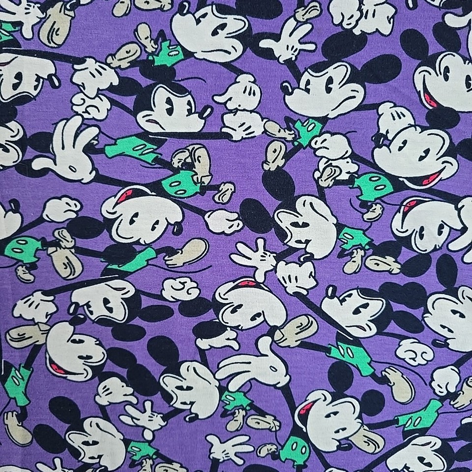LulaRoe Dress Wimens XS Purple Disney Carly Mickey Mouse Casual ...