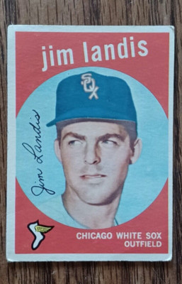 1959 Jim Landis Chicago White Sox Baseball Card Topps #493 | eBay
