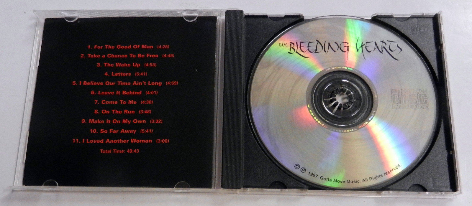 The BLEEDING HEARTS CD S/T Gotta Move label 1997 U.S.Indie ROCK cdx124 ...