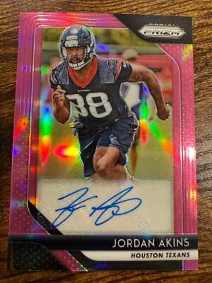 Jordan Akins 2018 Panini Prizm - Rookie Autographs #RA-JAK (AU, RC) | eBay