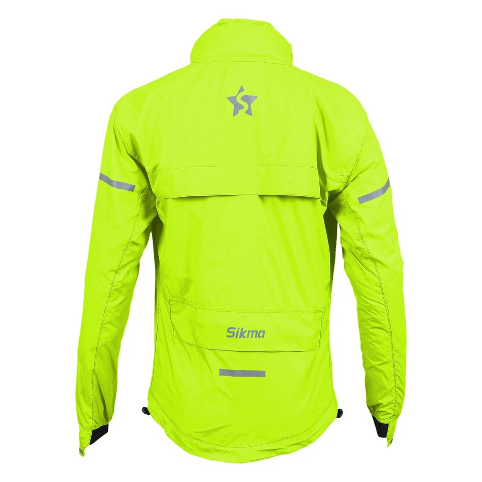 SIKMA Women’s Waterproof Cycling Rain Jacket High Visibility Hooded ...