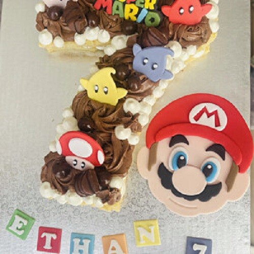 Mario Cookie Cake