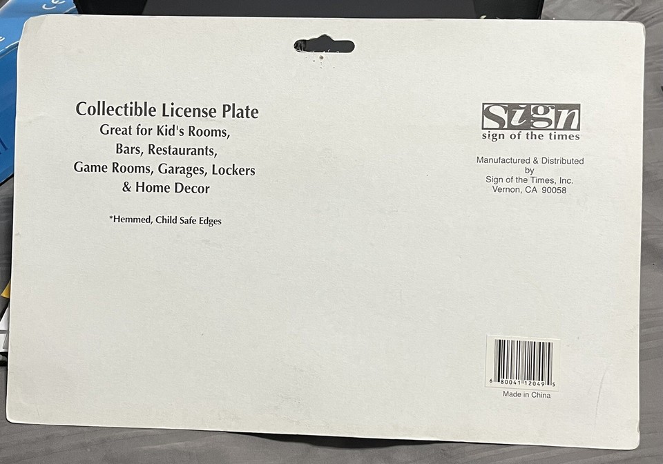 Three Stooges Imbecile N'yuk N'yuk Metal License Plate, 2004 | eBay