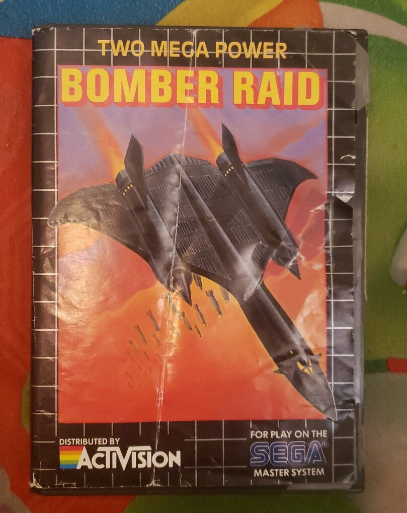 Sega Master System Bomber Raid c1988 (Activision) Tested no plastic on ...