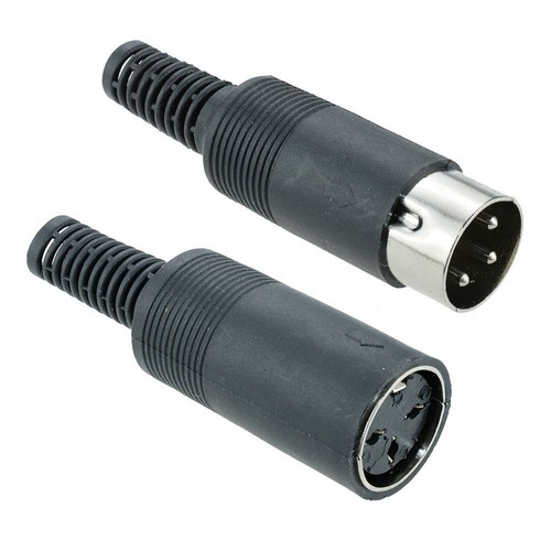 Pair 3-Pin DIN Plug + Socket Connector | eBay