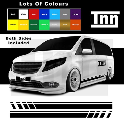 for Mercedes Vito Stickers Side Stripes Decals Graphics Vinyl Van ...