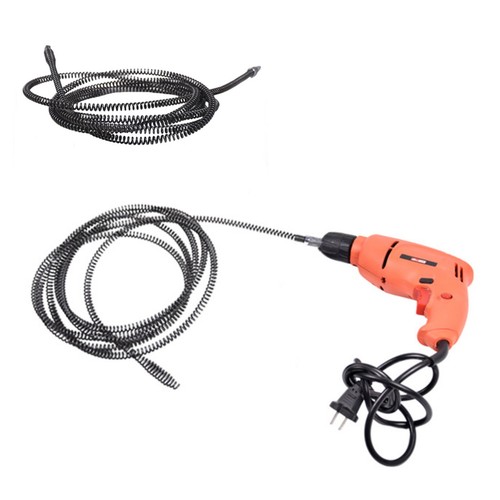 Heavy-duty Drain Auger Spring Tool High Strength Steel Dredge Brush ...