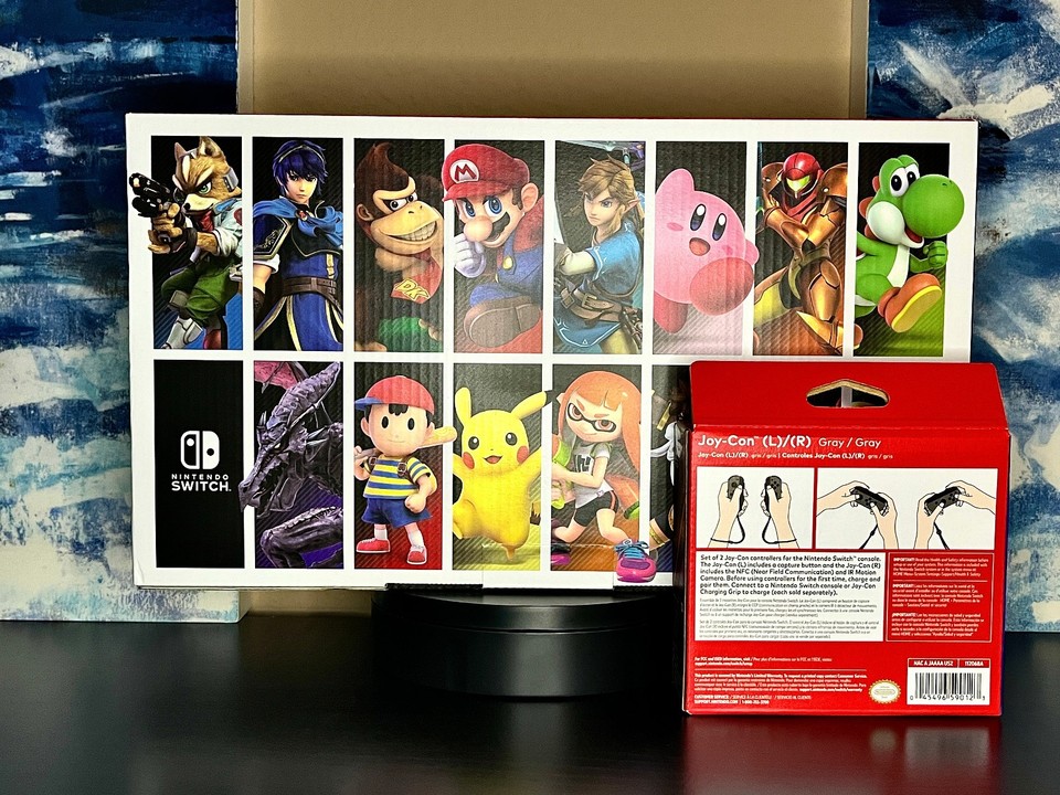 NINTENDO SWITCH Super Smash Bros Ultimate Ed. Console Bundle *SEE ...