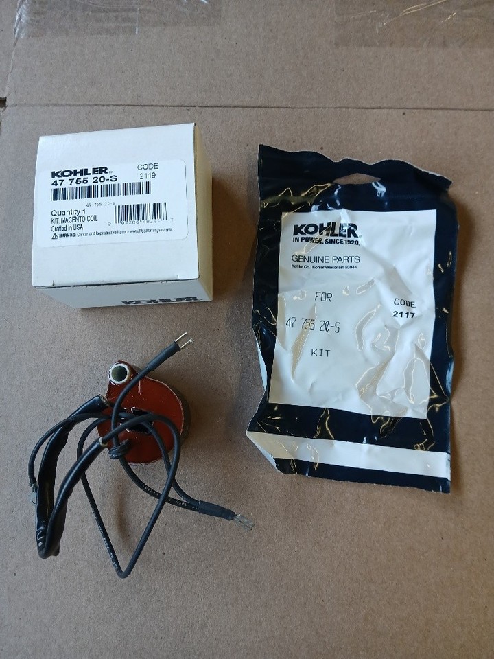 Kohler 47 755 20-s Ignition Magneto Coil Kit | eBay
