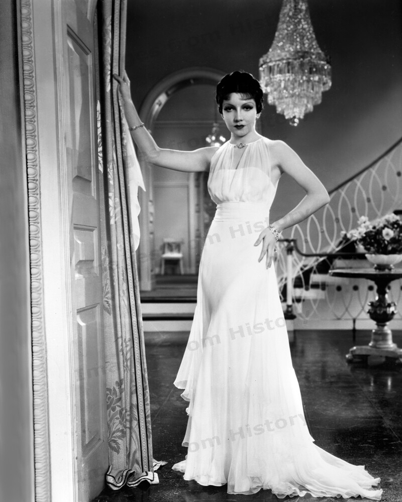 8x10 Print Claudette Colbert Fashion Portrait Imitation of Life 1934 ...