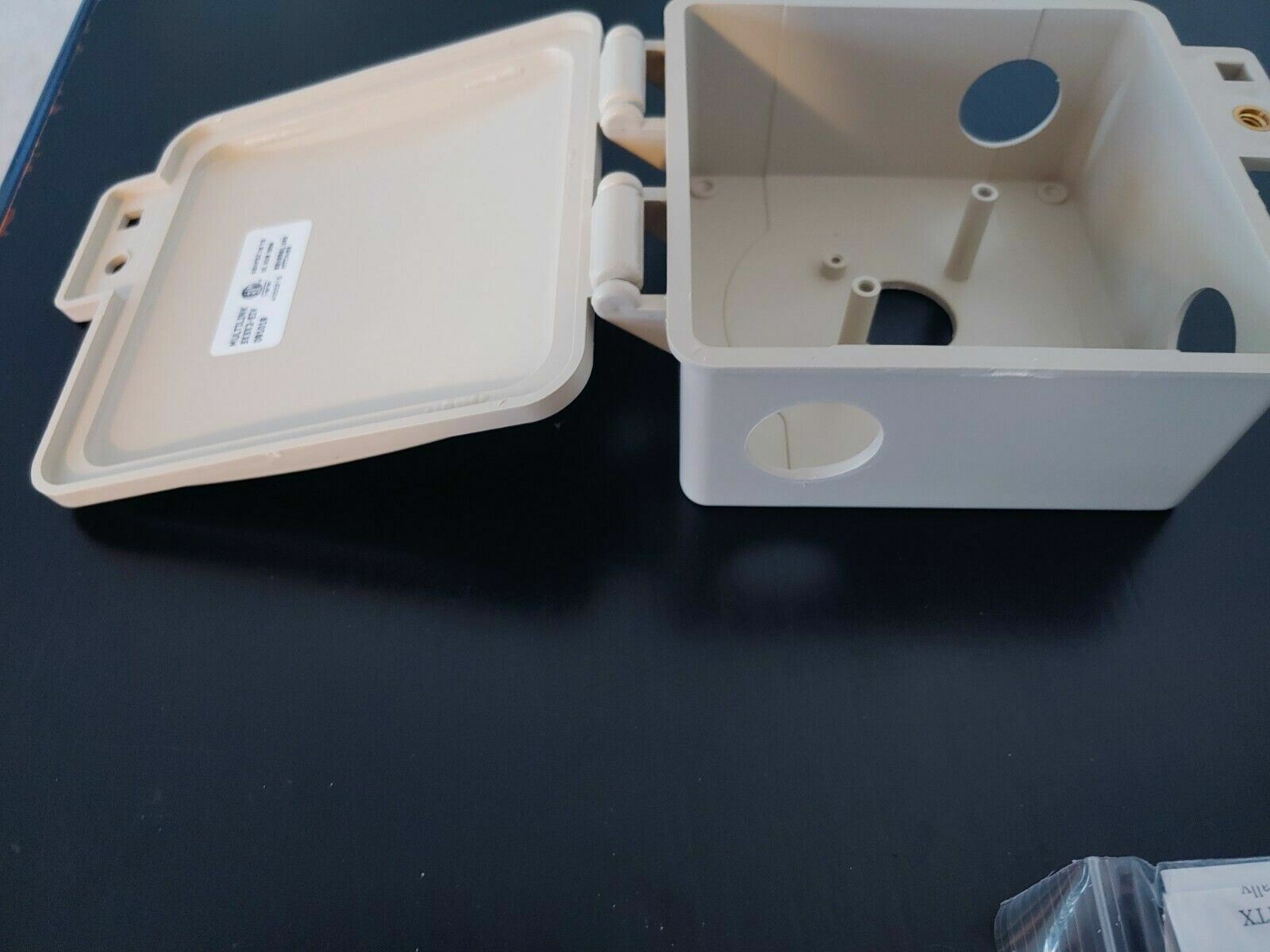 MULTILINK 072414, 5X5X2-INIV EXTERIOR FIBER OPTIC STORAGE BOX, IVORY ...