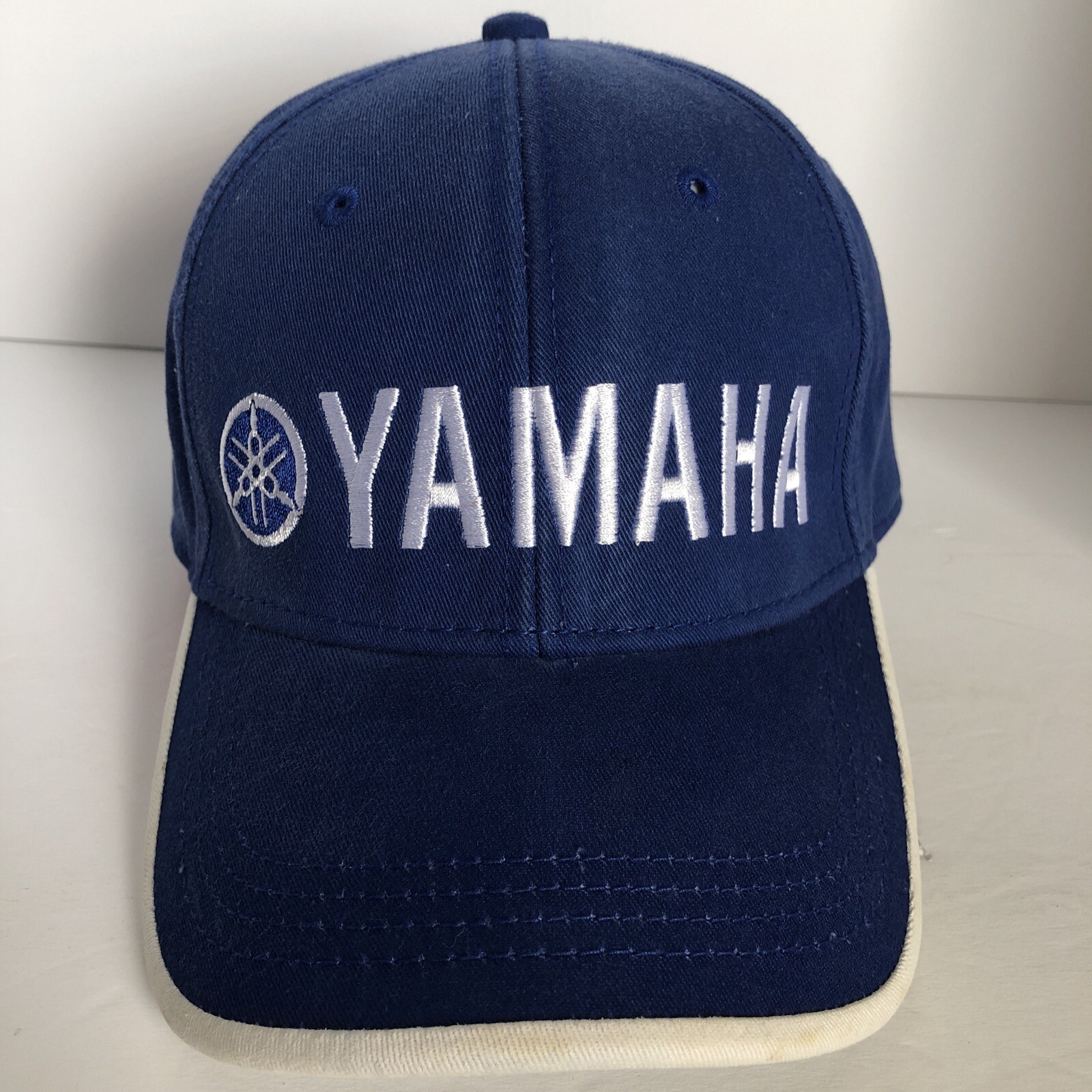 Yamaha Outboards Official Team Gear Cap Hat Blue Whit… - Gem