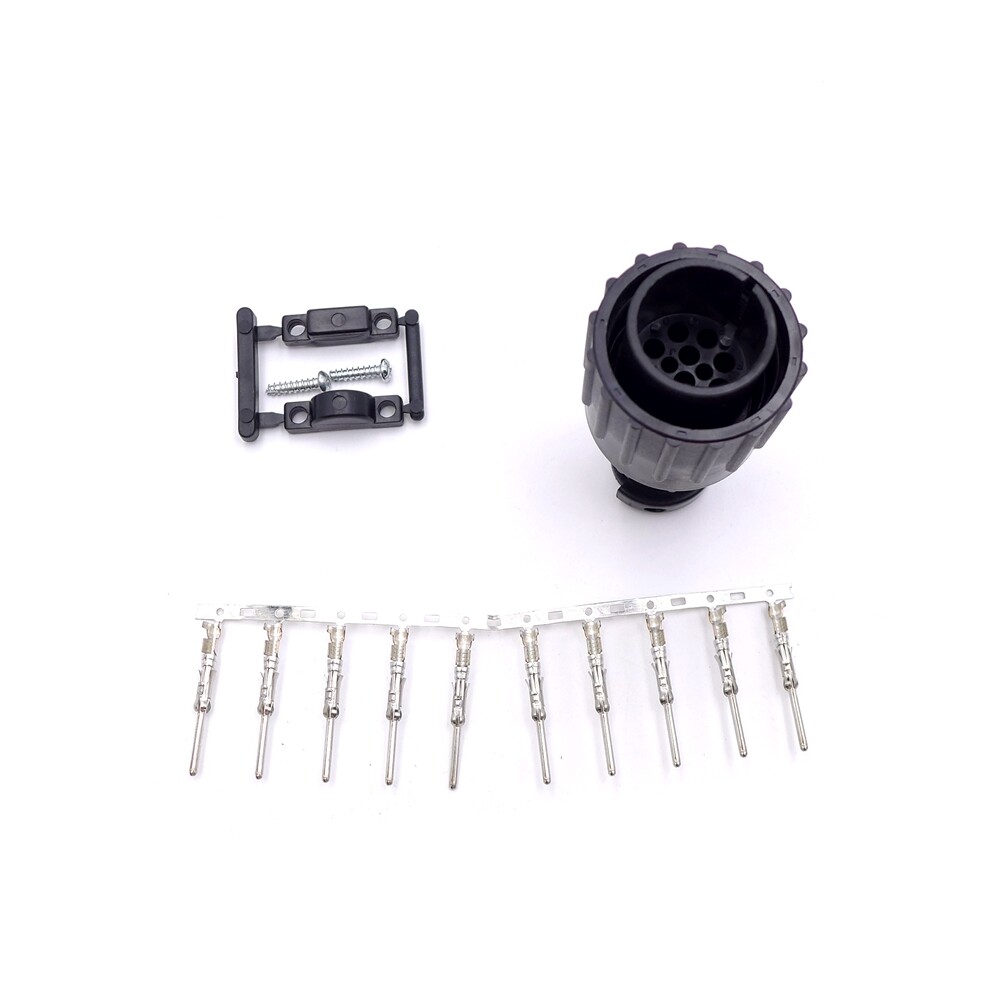 10 Pins Connector fit Miller Spoolmate 200 300497 Spoolmatic 15A 30A ...