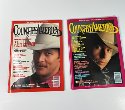 Vintage Dwight Yoakam & Alan Jackson Country America Magazine March ...
