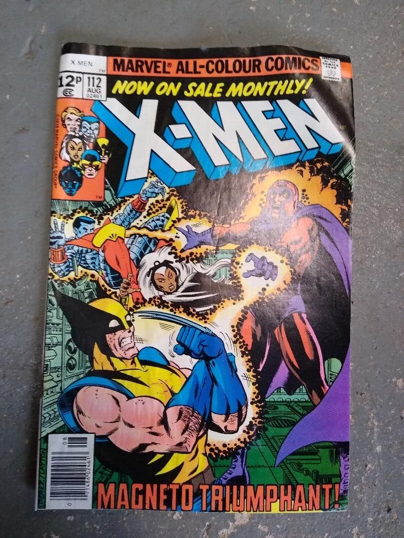 marvel comic X Men 112 1978 UK edition 12p cover price | eBay UK
