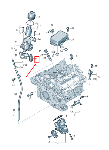 AUDI Q7 4M Thermostat Moteur 06M115201F NOUVEAU ORIGINE | eBay