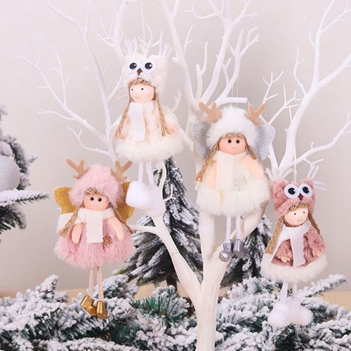 Pendant Plush Toy Xmas Tree Decorations Christmas Hanging Dolls Cute ...