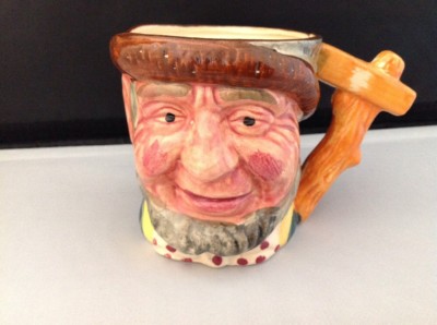 Vintage Toby Style old man character mug made in Japan #6 | eBay
