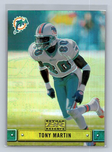 2000 Bowman Reserve #104 Tony Martin Miami Dolphins | eBay