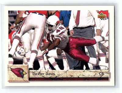 1992 Upper Deck Dexter Davis Arizona Cardinals #339 | eBay