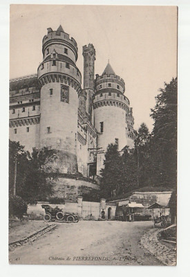 PIERREFONDS - Oise - CPA 60 - Voiture à l' entrée du Chateau | eBay