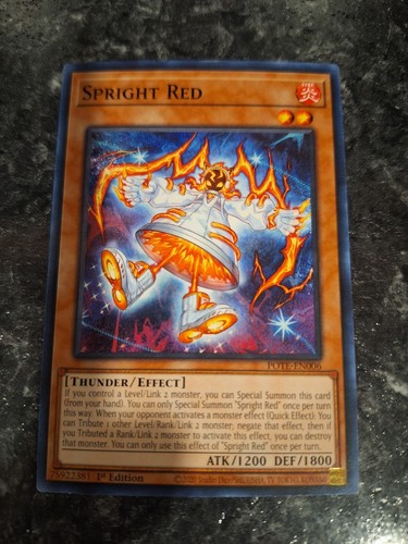 Spright Red POTE-EN006 Common Yu-Gi-Oh! Yugioh! 1st Edition | eBay