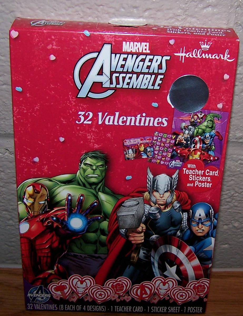 Superhero Valentines Day Marvel Valentine 14 Inch Medium (Marvel