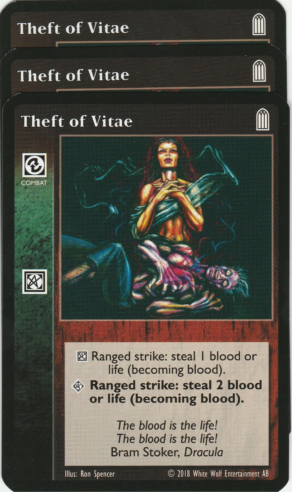 Theft of Vitae x3 Pact with Nephandi Black Chantry Deck VTES Jyhad | eBay